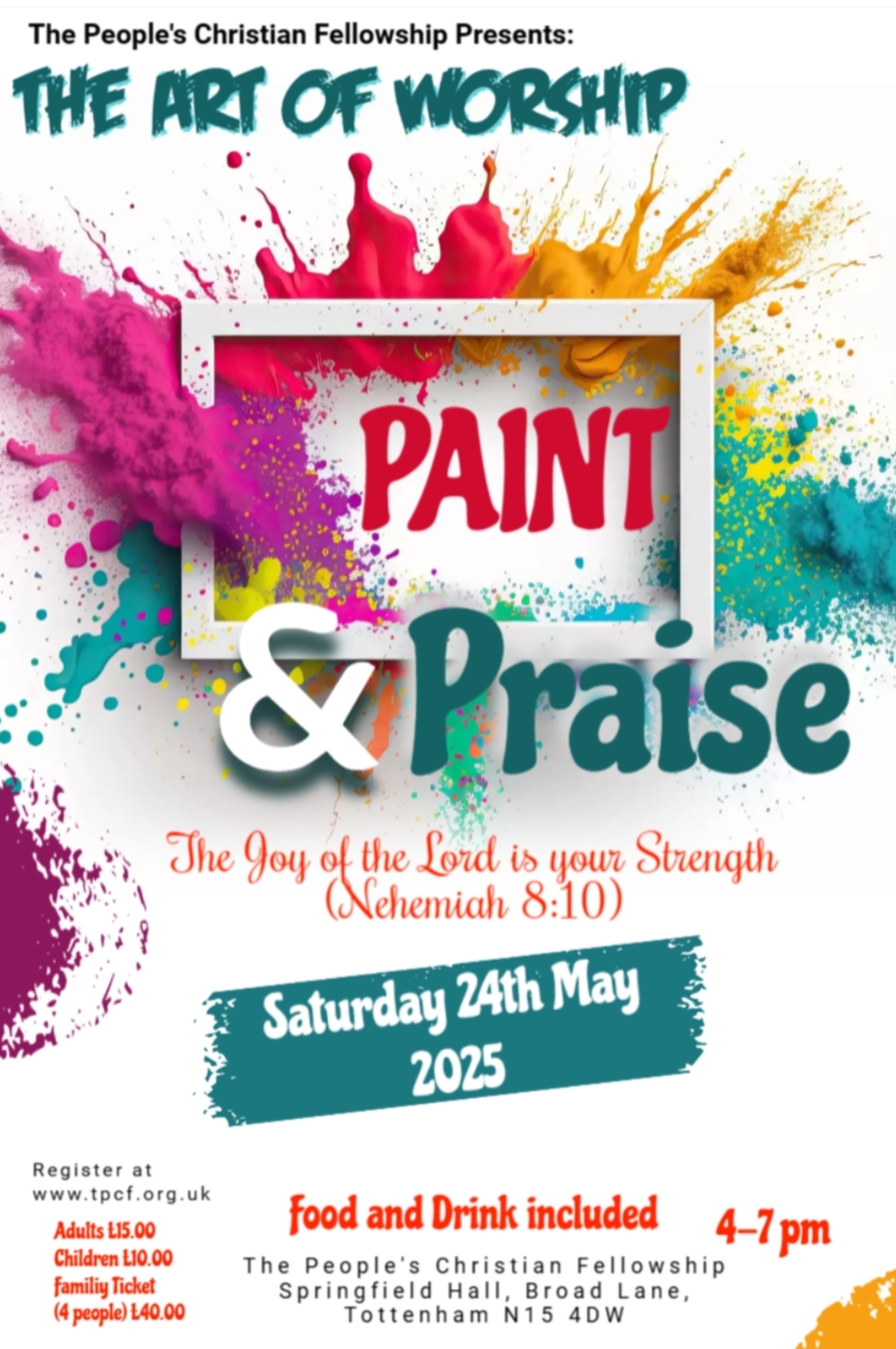 The Art of Worship: Paint and Praise - The People's Christian Fellowship